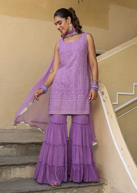 Buy Cotton Sharara Suit Sets For Women | Sharara Kurta Set – EverBloom