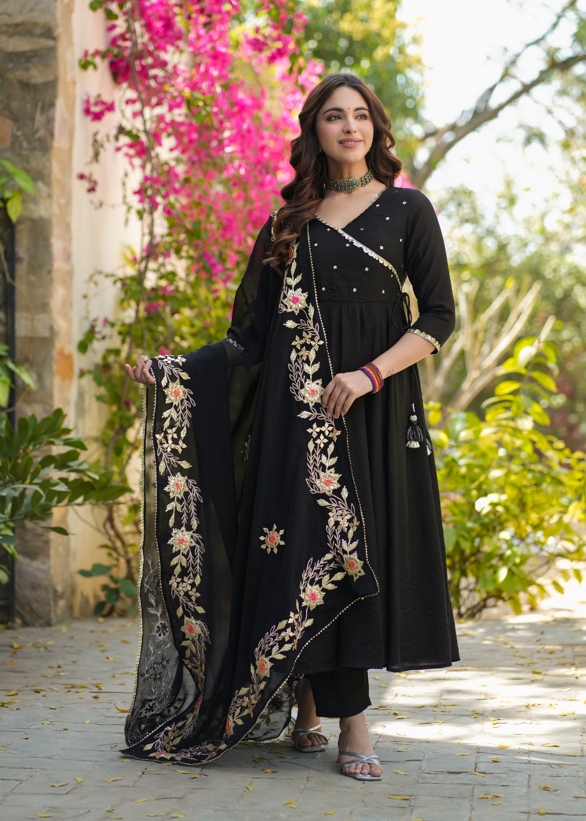 Buy Angrakha Suit Set For Women Online – EverBloom